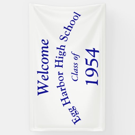 Custom Order Your Class Reunion Banner | Zazzle