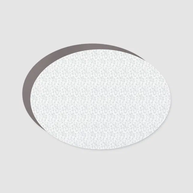 Custom Oval Car Magnet | Fun Removable Design | Zazzle