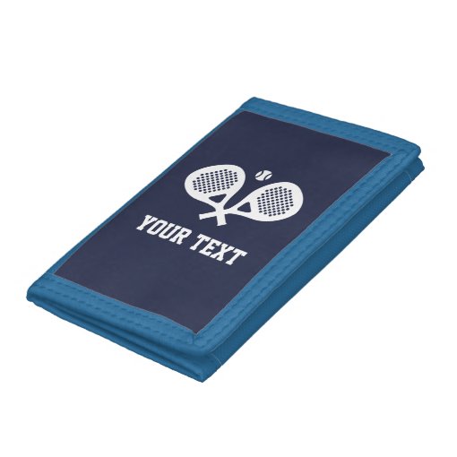 Custom padel tennis wallet for kids and adults | Zazzle