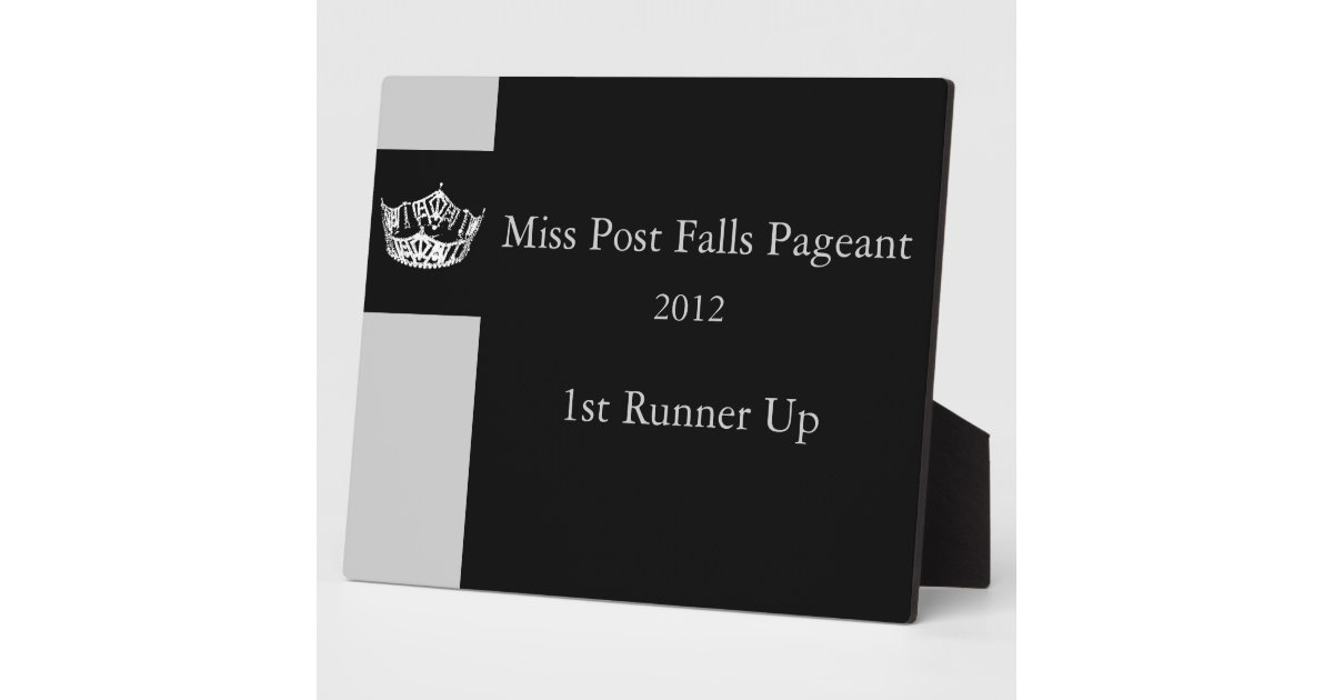 Custom Pageant Awards Plaque | Zazzle