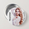 Custom Pageant Button Pin - Choose Your Size | Zazzle