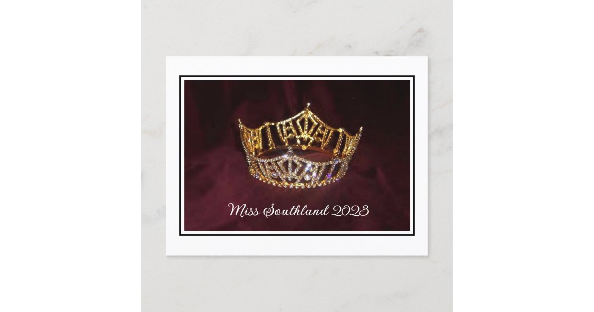 Custom Pageant Crown Postcard | Zazzle