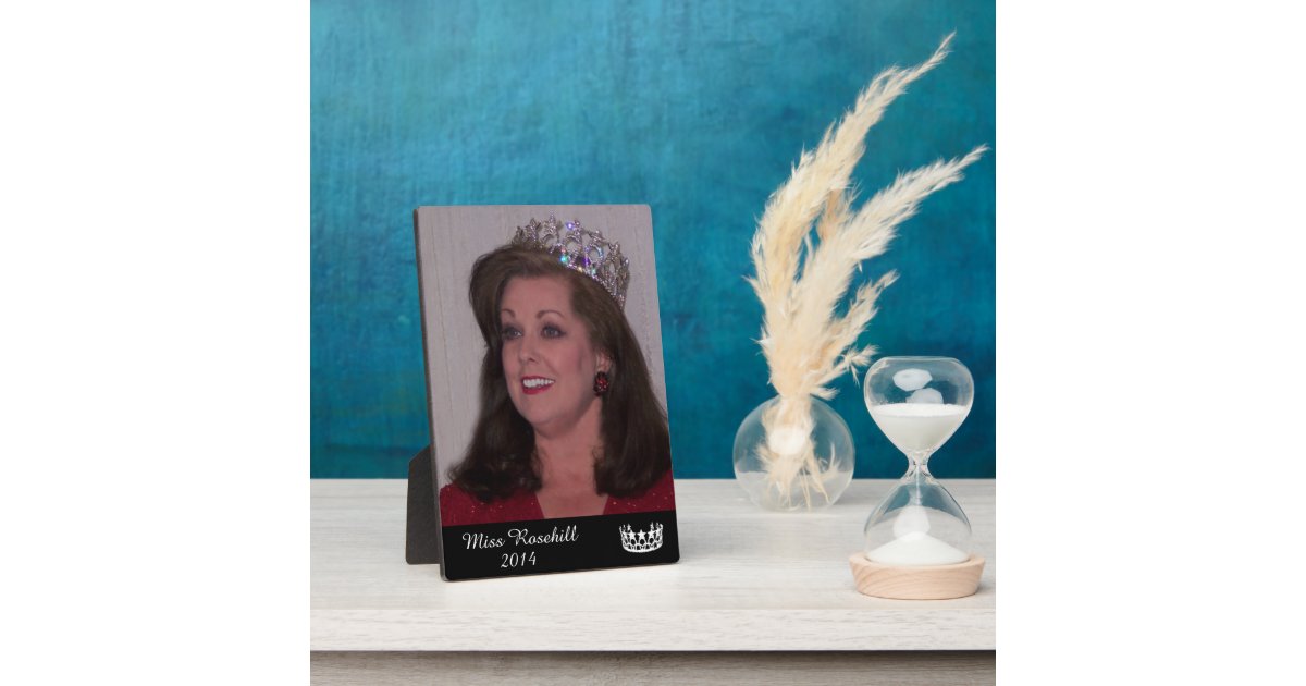 Custom Pageant Photo Plaque | Zazzle