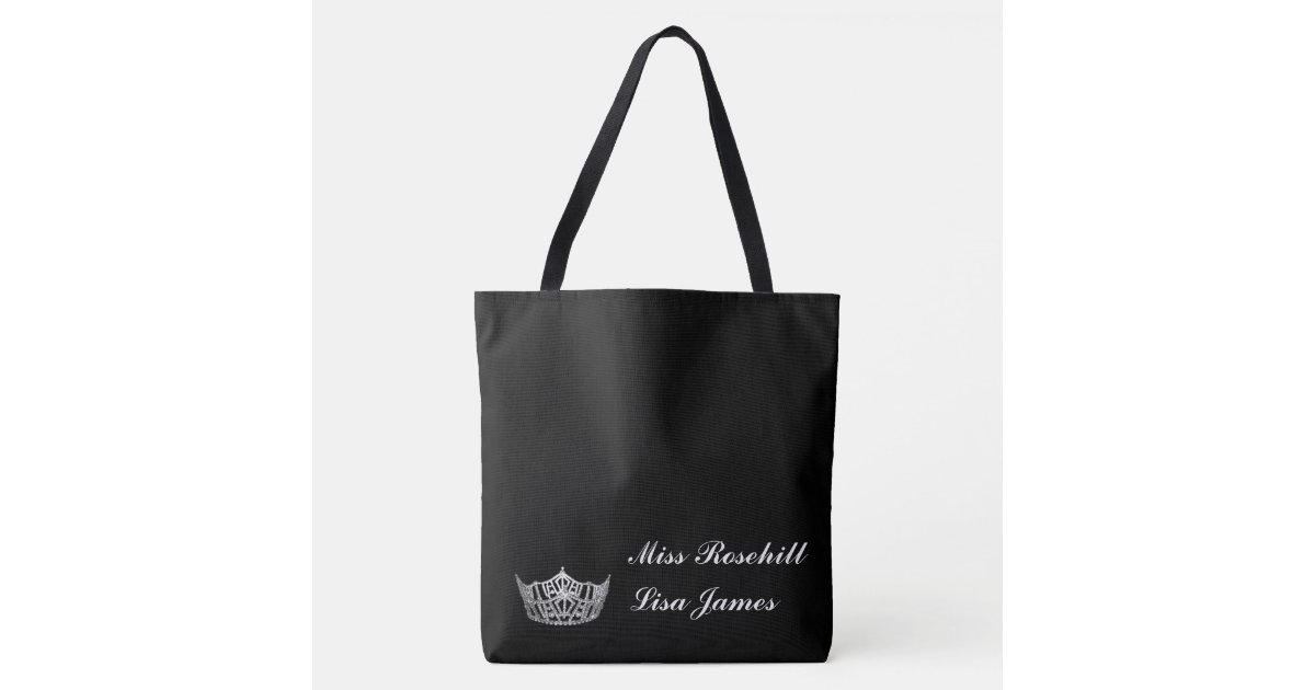 Custom Pageant Title Tote Bag | Zazzle