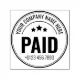 Custom Paid Business Self Inking Rubber Stamp | Zazzle