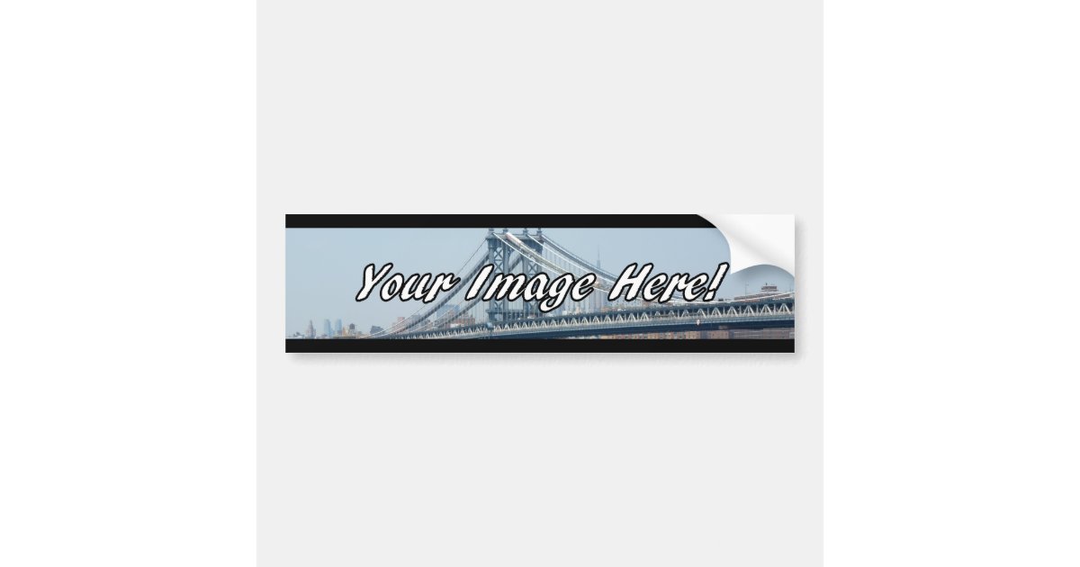 Custom Panorama Photo Bumper Sticker | Zazzle
