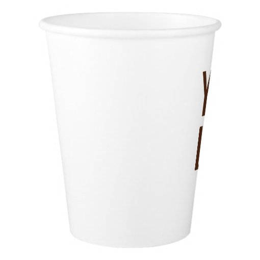 Custom Paper Cup Company Logo Promotional Bulk | Zazzle