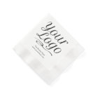 Custom Paper Napkins with Logo & Promotional Text | Zazzle