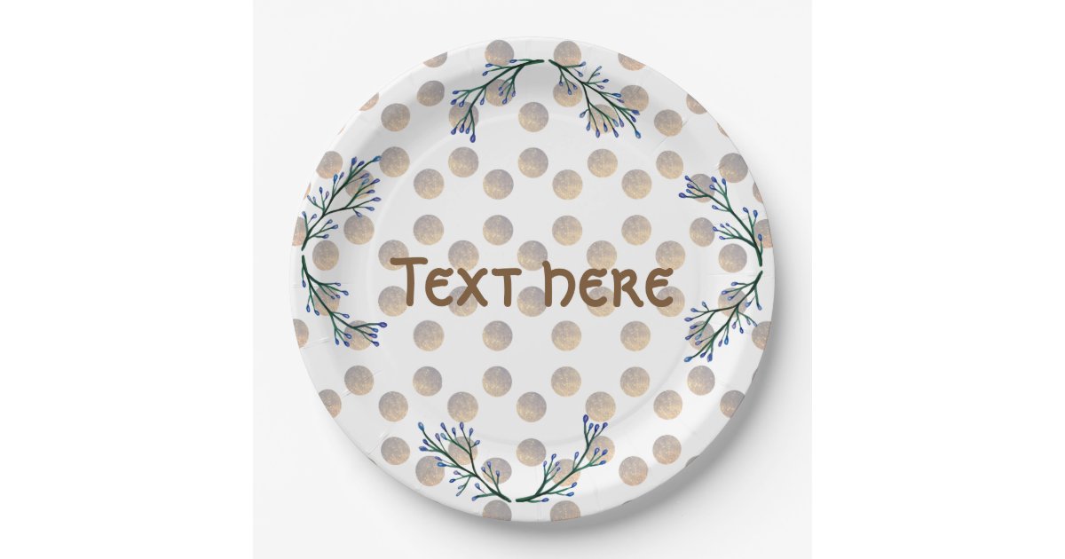 Custom Party Paper Plates | Zazzle