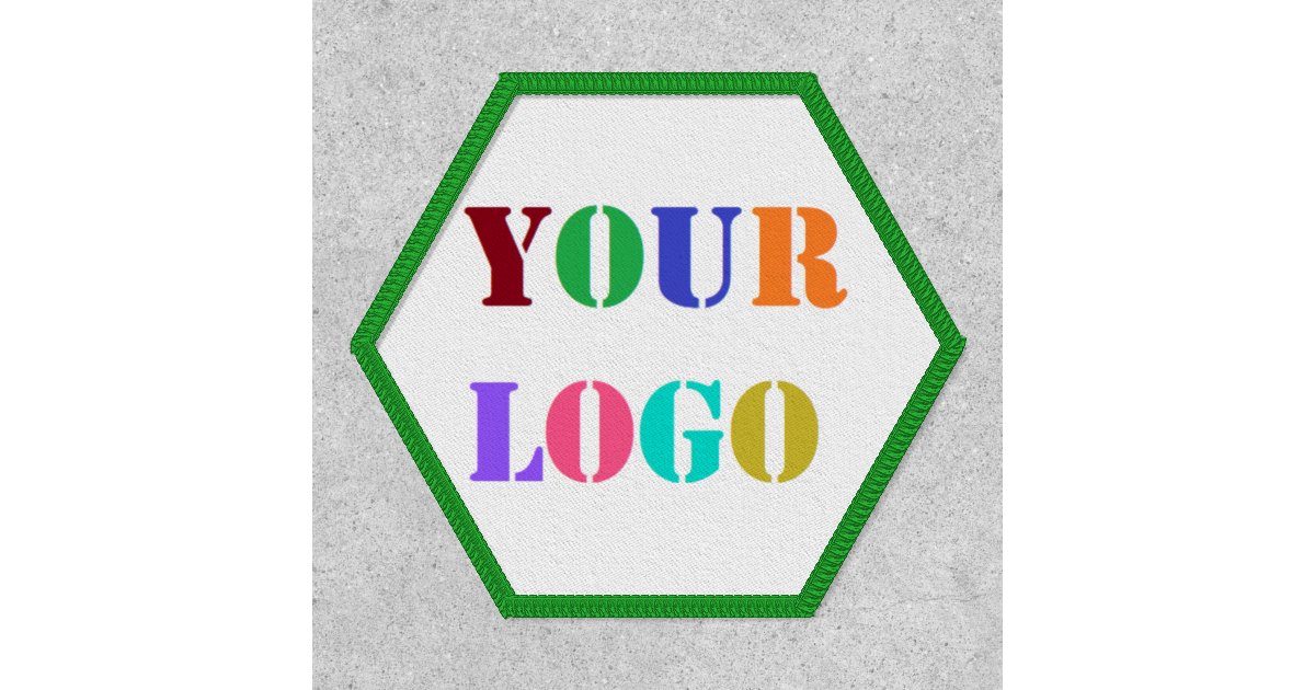 Custom Patch Company Logo Business Promotional | Zazzle