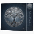 Custom Peaceful Night Binder | Zazzle