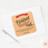 Custom Peanut Butter Label Sticker | Zazzle
