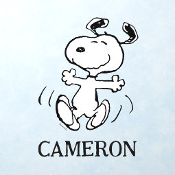 Custom Peanuts | A Snoopy Happy Dance Wall Decal | Zazzle