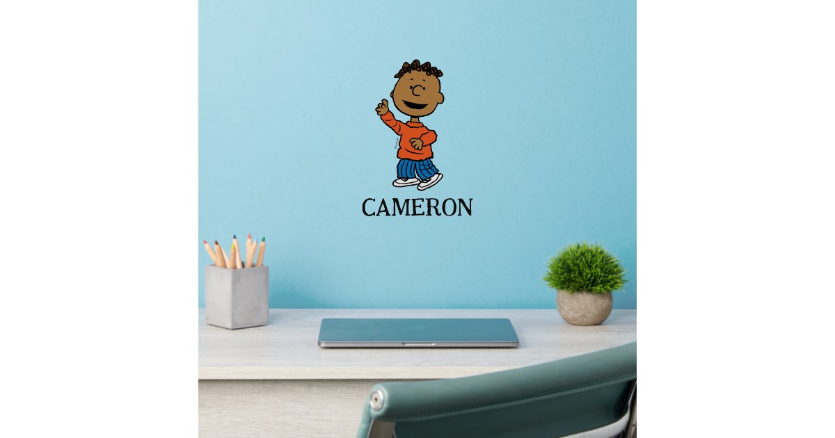 Custom Peanuts | Franklin Wall Decal | Zazzle