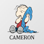 Custom Peanuts | Linus & His Blanket Wall Decal | Zazzle