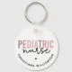Custom Pediatric Nurse PEDS Nurse Pediatrics Nurse Keychain | Zazzle