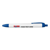 Custom pens with Norwegian flag of Norway | Zazzle