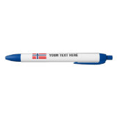 Custom pens with Norwegian flag of Norway | Zazzle