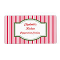 Custom Peppermint Labels | Zazzle