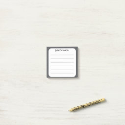 Custom Personal Post-it Notes | Zazzle