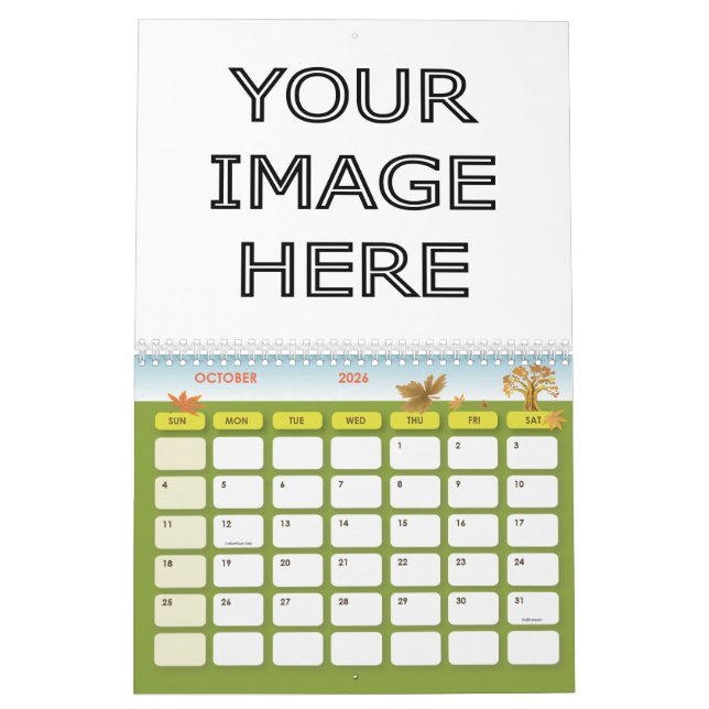Customizable Calendar Template