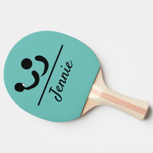 Custom Personalised Table Tennis Racket Ping Pong Paddle | Zazzle