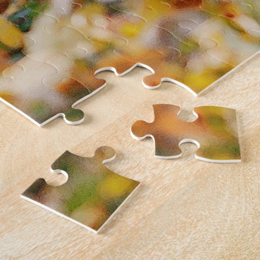 Custom Personalize Photo Template w/ Family Text Jigsaw Puzzle | Zazzle