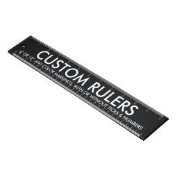 Custom Personalized 12" Acrylic Ruler Blank | Zazzle