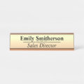 Custom Personalized 2 x 8 Desk Nameplate | Zazzle