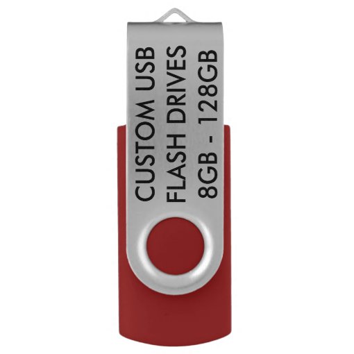 Custom Personalized 32GB USB Flash Drive - Red | Zazzle