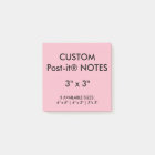 Square Post-it® Notes with Company Logo No Minimum | Zazzle.com