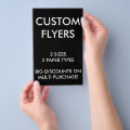 Custom Personalized 5.5x8.5" Flyers Blank Template | Zazzle