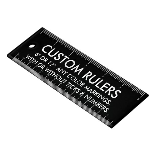 Custom Personalized 6" Acrylic Ruler Blank | Zazzle