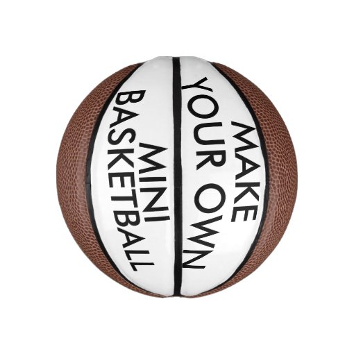 Custom Personalized 6" Mini Size Basketball | Zazzle
