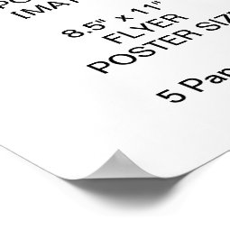 Custom Personalized 8.5"x11" Value Matte Poster | Zazzle