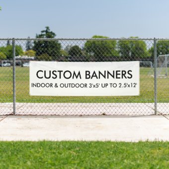 Custom Personalized 8'x2.5' Banner Blank Template | Zazzle