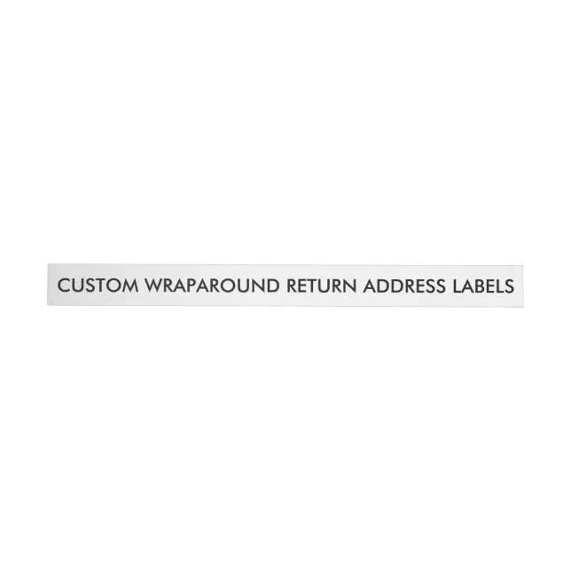Custom Personalized Address Labels Blank Template | Zazzle