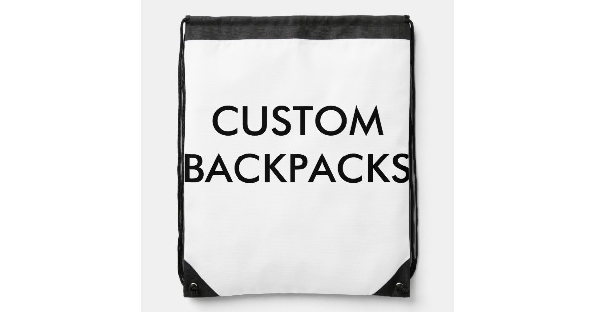 Custom Personalized Backpack Blank Template | Zazzle