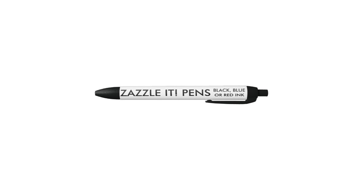 Custom Personalized Ballpoint Pens Blank Template | Zazzle.com
