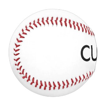 Custom Personalized Baseball Blank Template | Zazzle