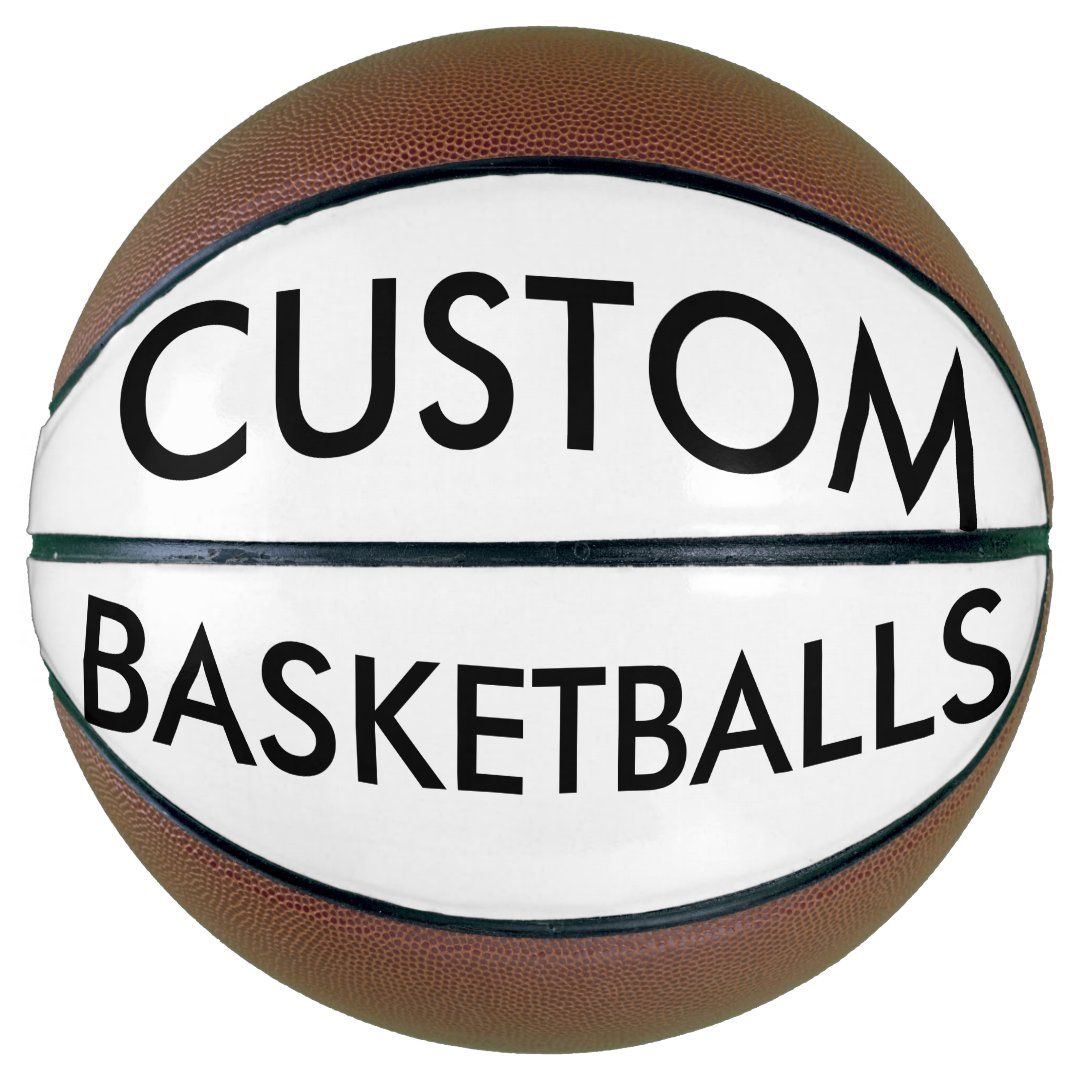 Custom Personalized Basketball Blank Template | Zazzle