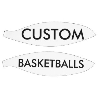 Custom Personalized Basketball Blank Template | Zazzle