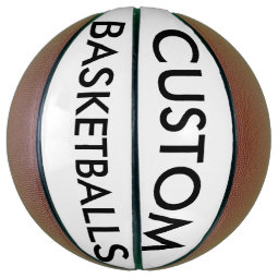 Custom Personalized Basketball Blank Template | Zazzle