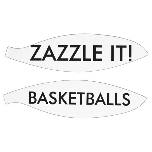 Custom Personalized Basketball Blank Template | Zazzle