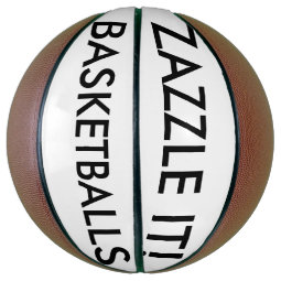 Custom Personalized Basketball Blank Template | Zazzle