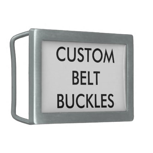 Custom Personalized Belt Buckle Blank Template | Zazzle