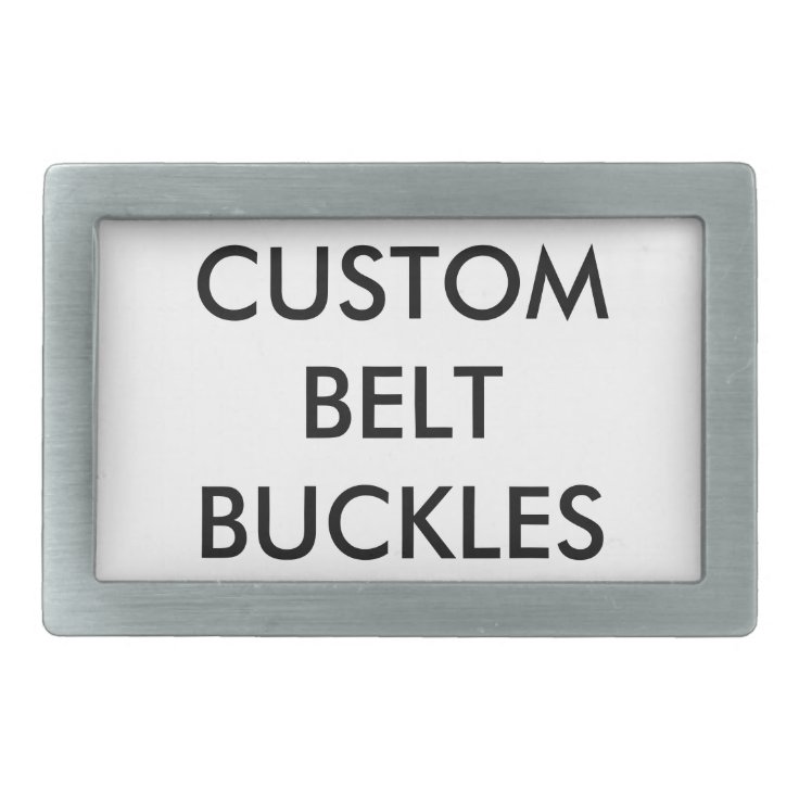 Custom Personalized Belt Buckle Blank Template | Zazzle