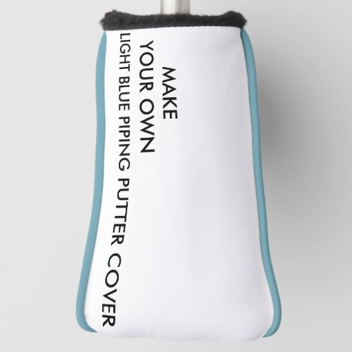 Custom Personalized Blue Putter Golf Club Cover | Zazzle