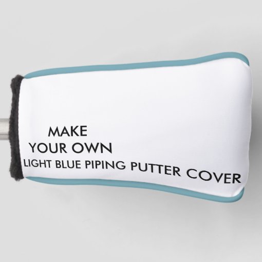 Custom Personalized Blue Putter Golf Club Cover | Zazzle