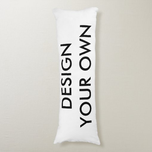 Custom Personalized Body Pillow Blank Template | Zazzle